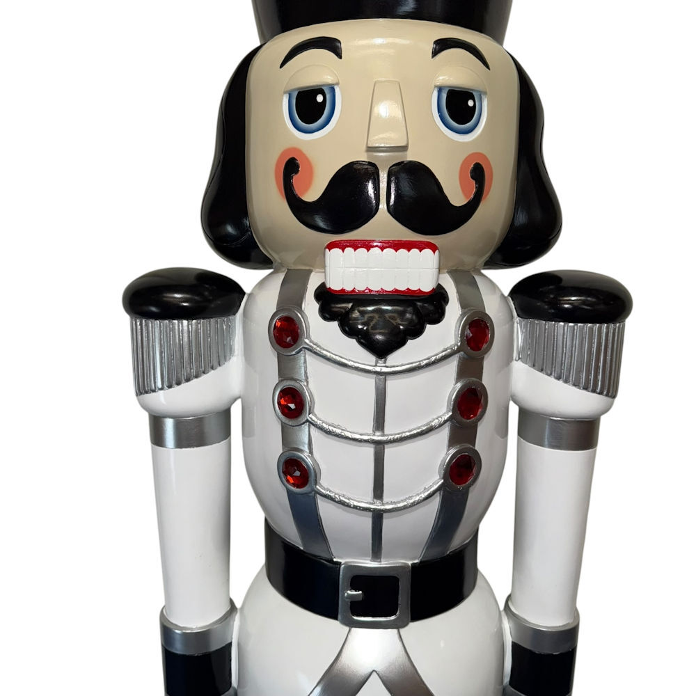 Black & White Nutcracker 180cm | Christmas Complete