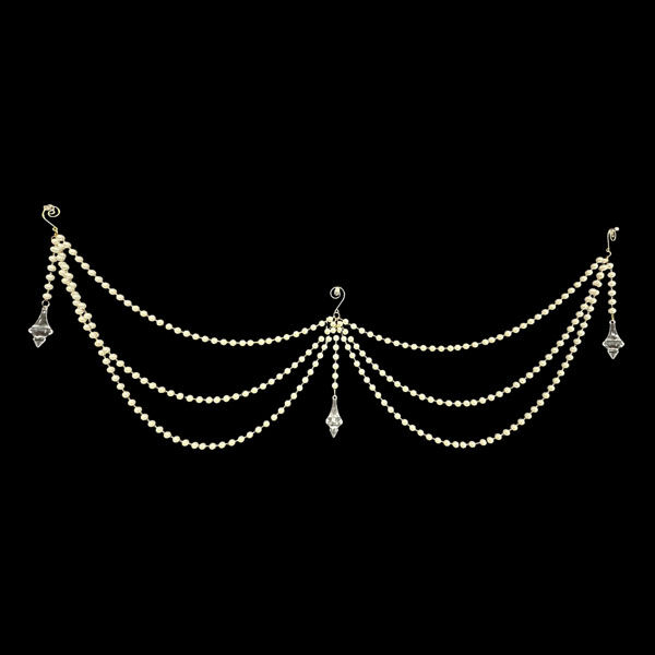 Pearl Swag Garland 100cm | Christmas Complete