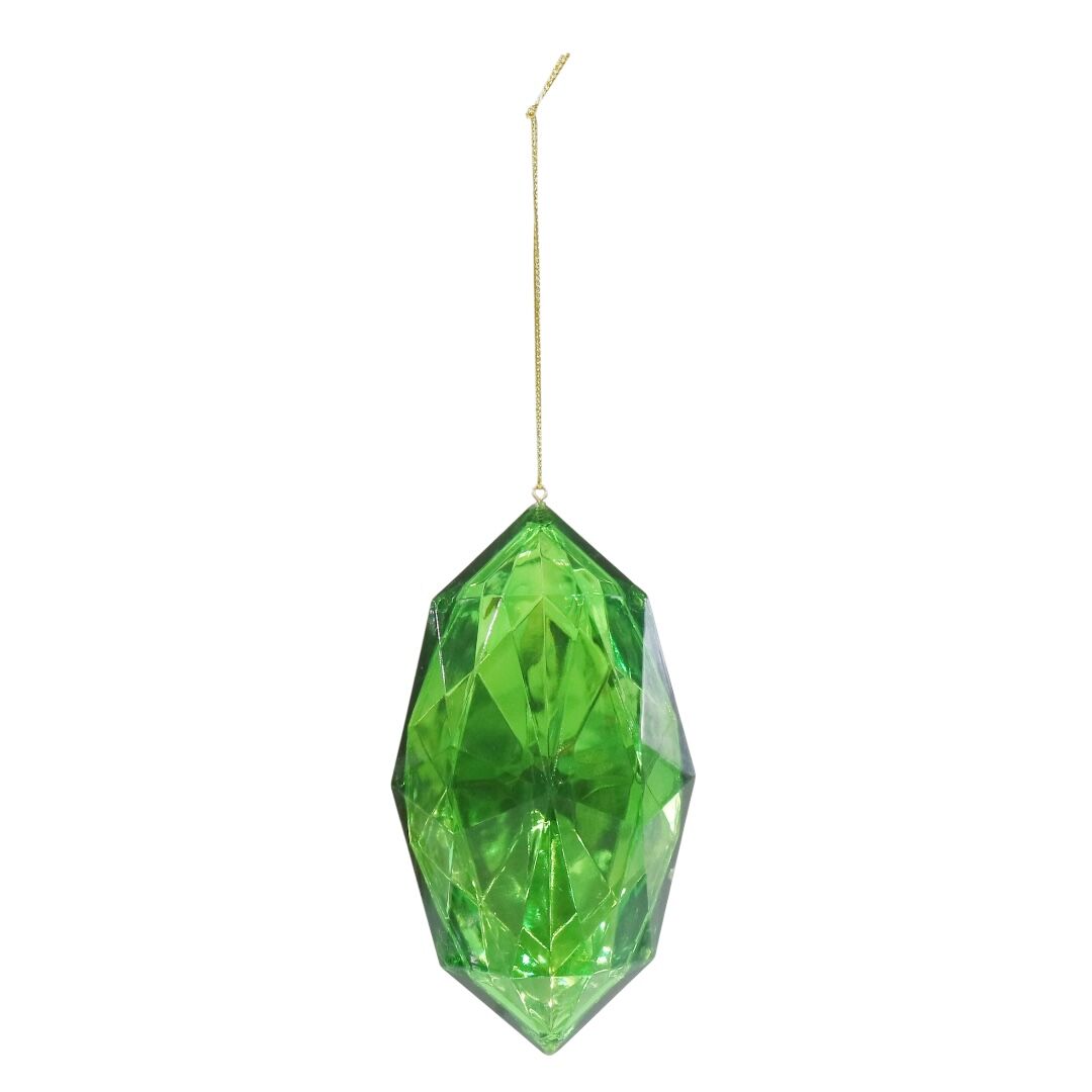 Hanging Diamond Gem 6 Asst 14cm | Christmas Complete