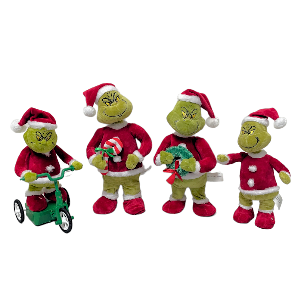 Animated Grinch Small Side Stepper 32cm | Christmas Complete