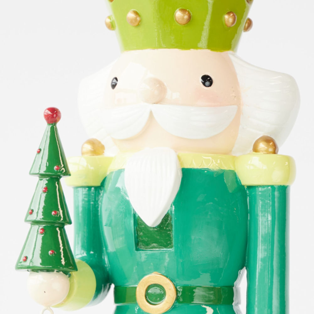 Nutcracker with Tree Green 40cm | Christmas Complete