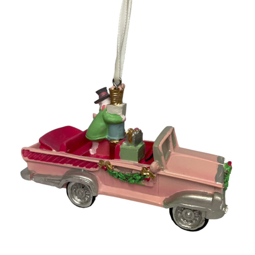 Vintage Cars Hanging Green | Christmas Complete