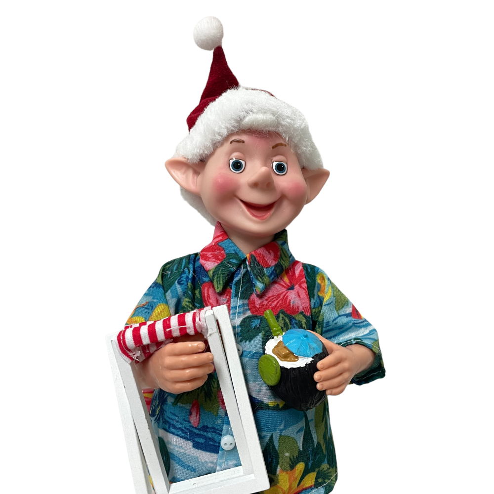 Standing Elf Beach 30cm | Christmas Complete