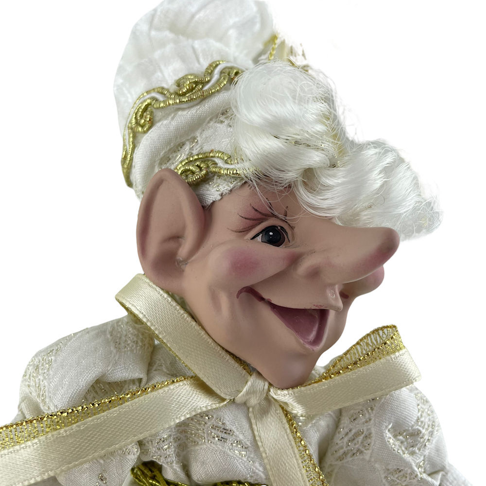 Theatre Elf Ivory Gold 22cm | Christmas Complete
