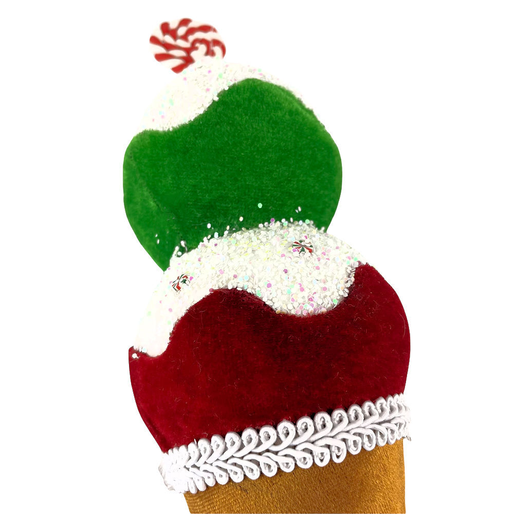 Gingerbread Ice Cream Cone 24cm | Christmas Complete