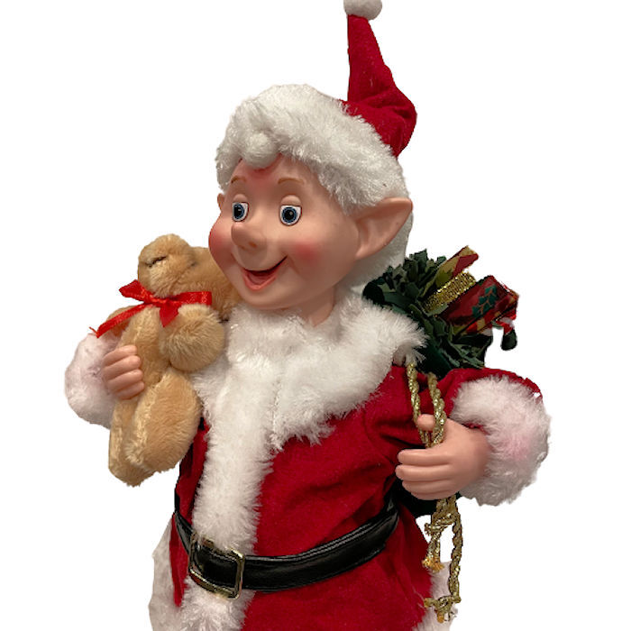 Standing Elf Red/White 30cm | Christmas Complete