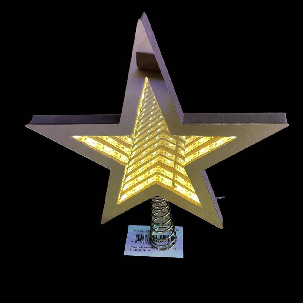 Infinity Tree Top Star 20cm | We'll make your Christmas Complete