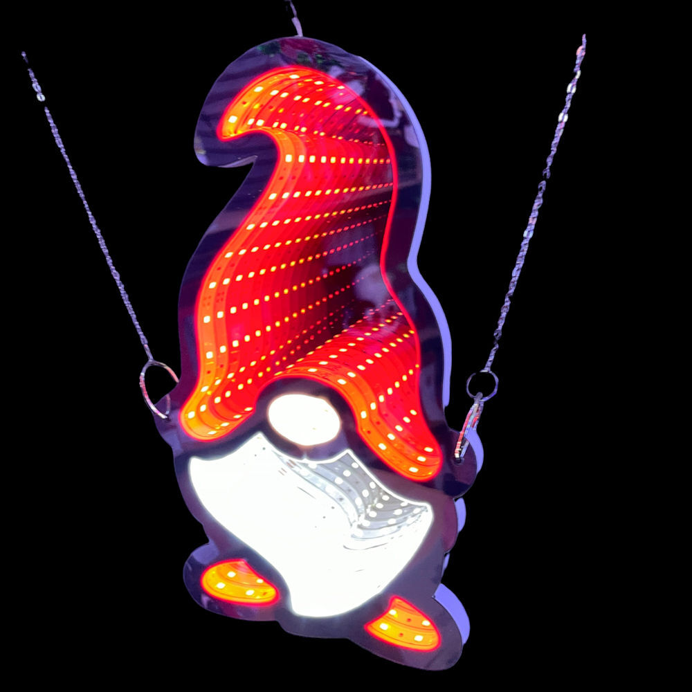Infinity Hanging Parachute Gnome 60cm | We'll make your Christmas Complete