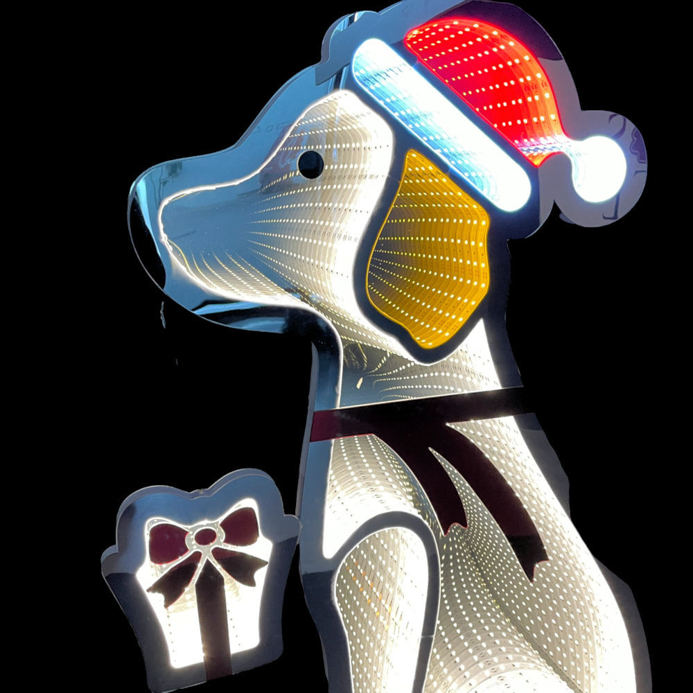 Infinity Sitting Dog 78cm | We'll make your Christmas Complete