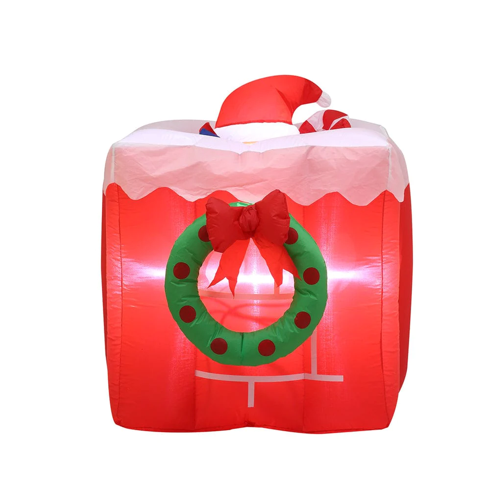 Inflatable Santa In Chimney 150cm | We'll make your Christmas Complete