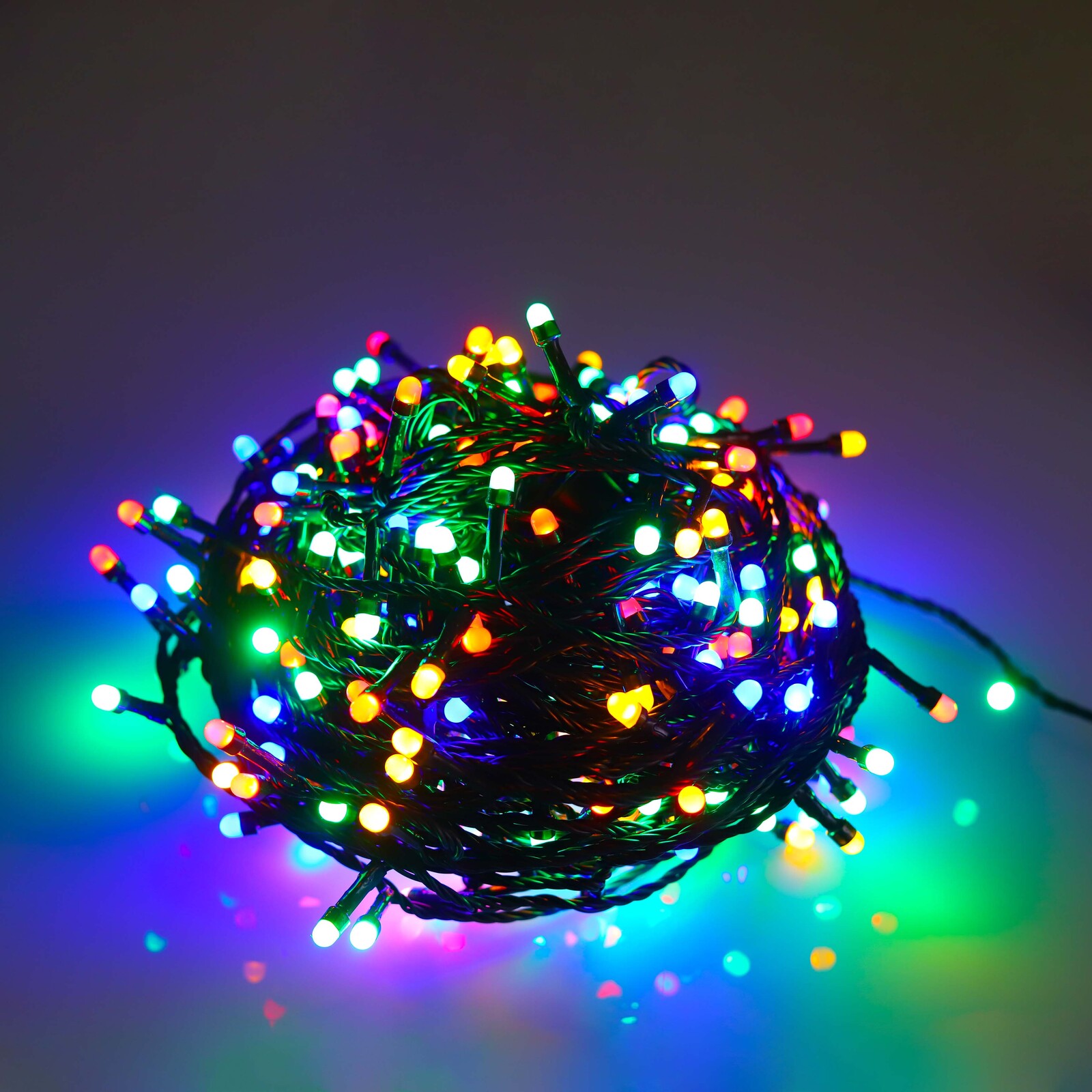 Frosted String Lights 320 LED Multicolour | We'll make your Christmas ...