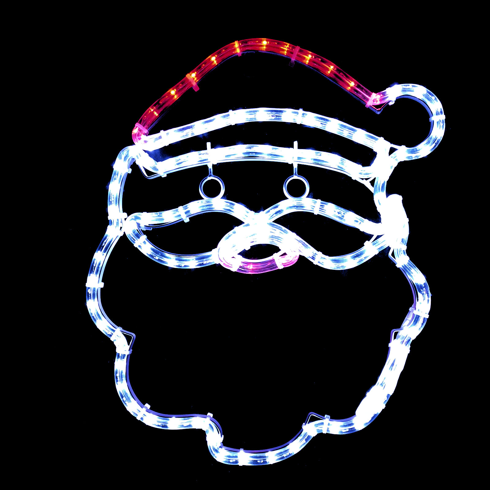 Santa Face Motif 50cm Rope Light Motif | Christmas Complete