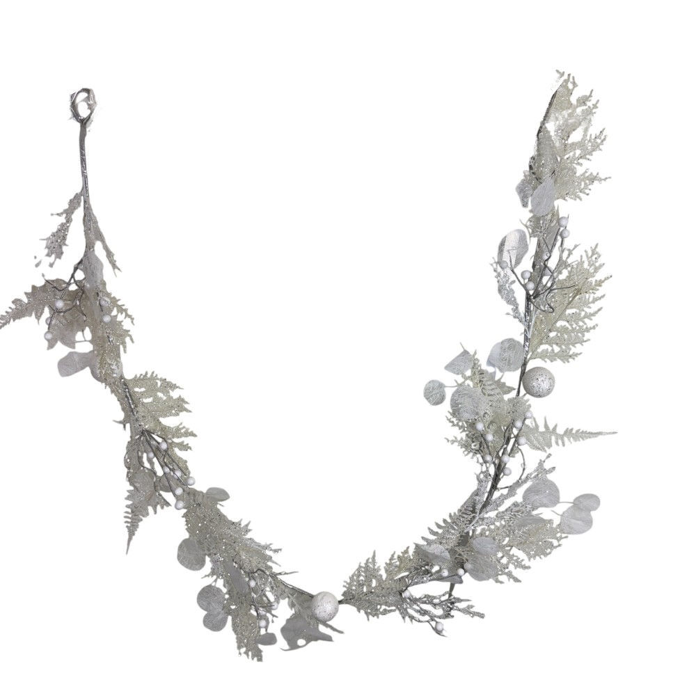 White Ice Garland 183cm | Christmas Complete
