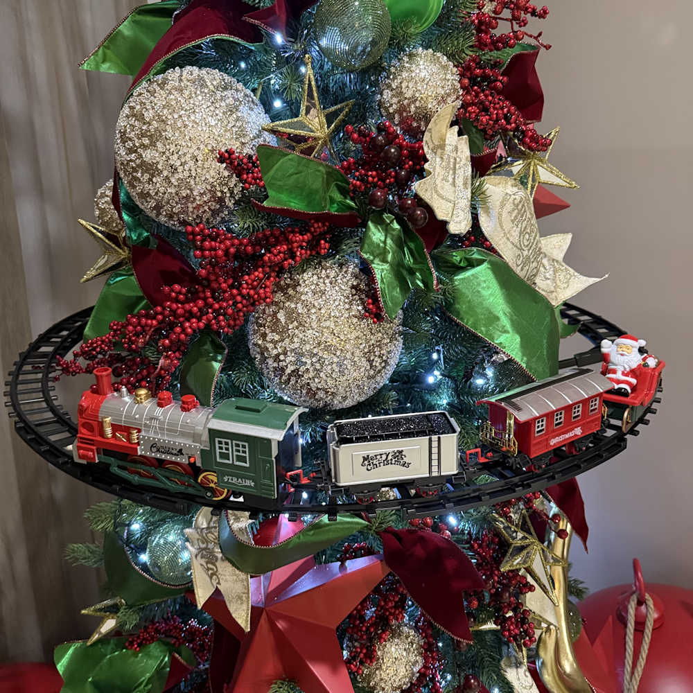 Train Set Around The Tree 90cm | Christmas Complete