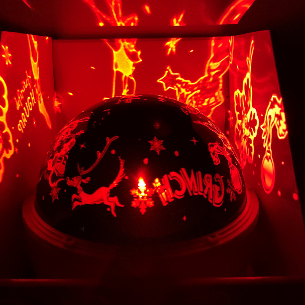 Grinch Lightshow Tabletop Projection 13cm | Christmas Complete