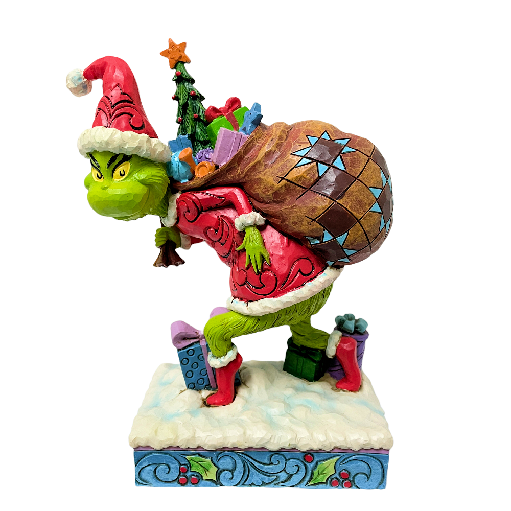 Grinch Tip Toeing 19.5cm - Grinch by Jim Shore | Christmas Complete
