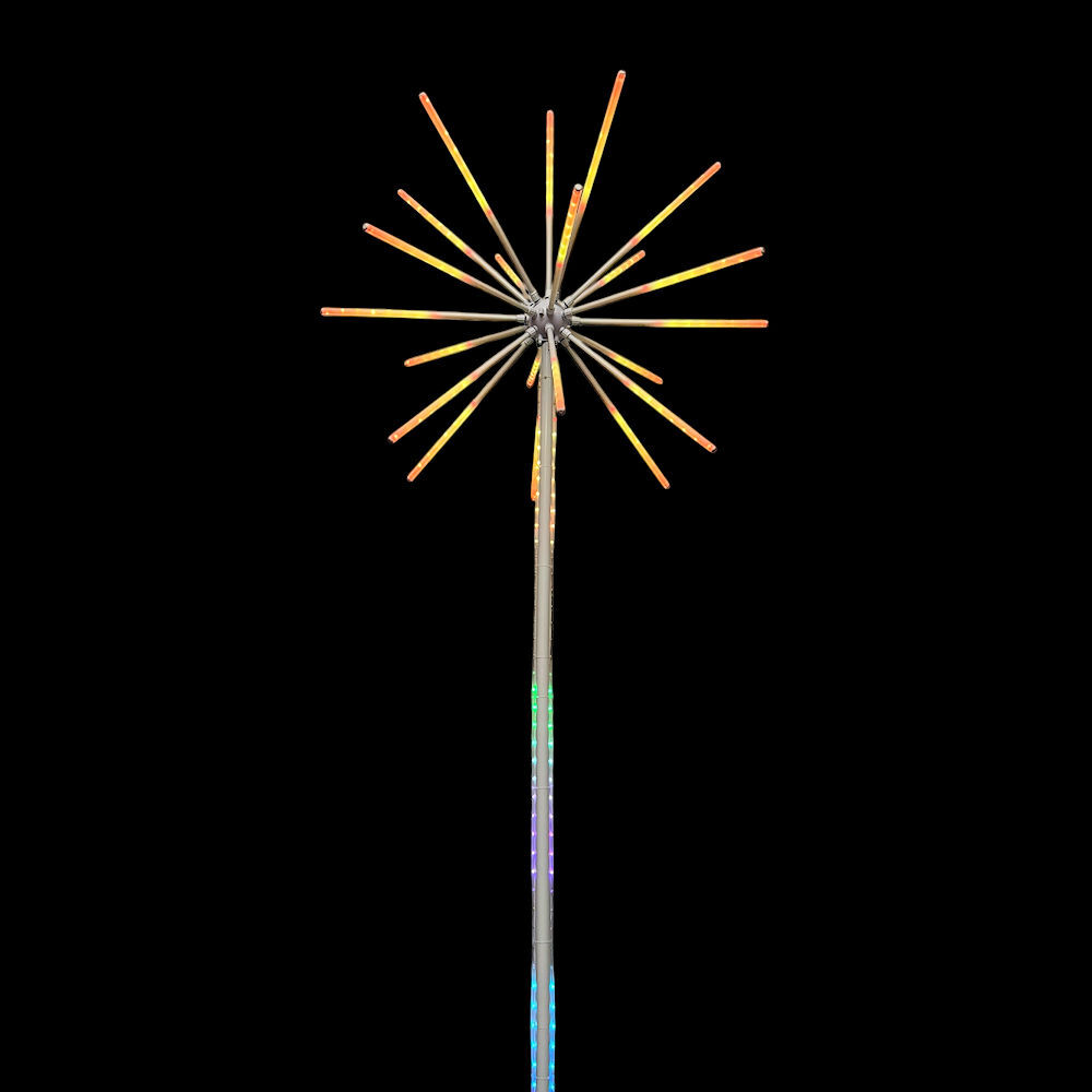 3D Fireworks Standing Light 3.5m