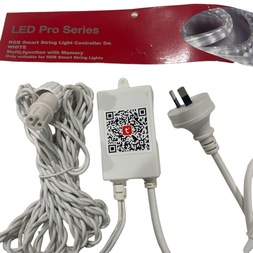 RGB String Light 8 Function Wi-Fi Controller Power Cord | Christmas ...