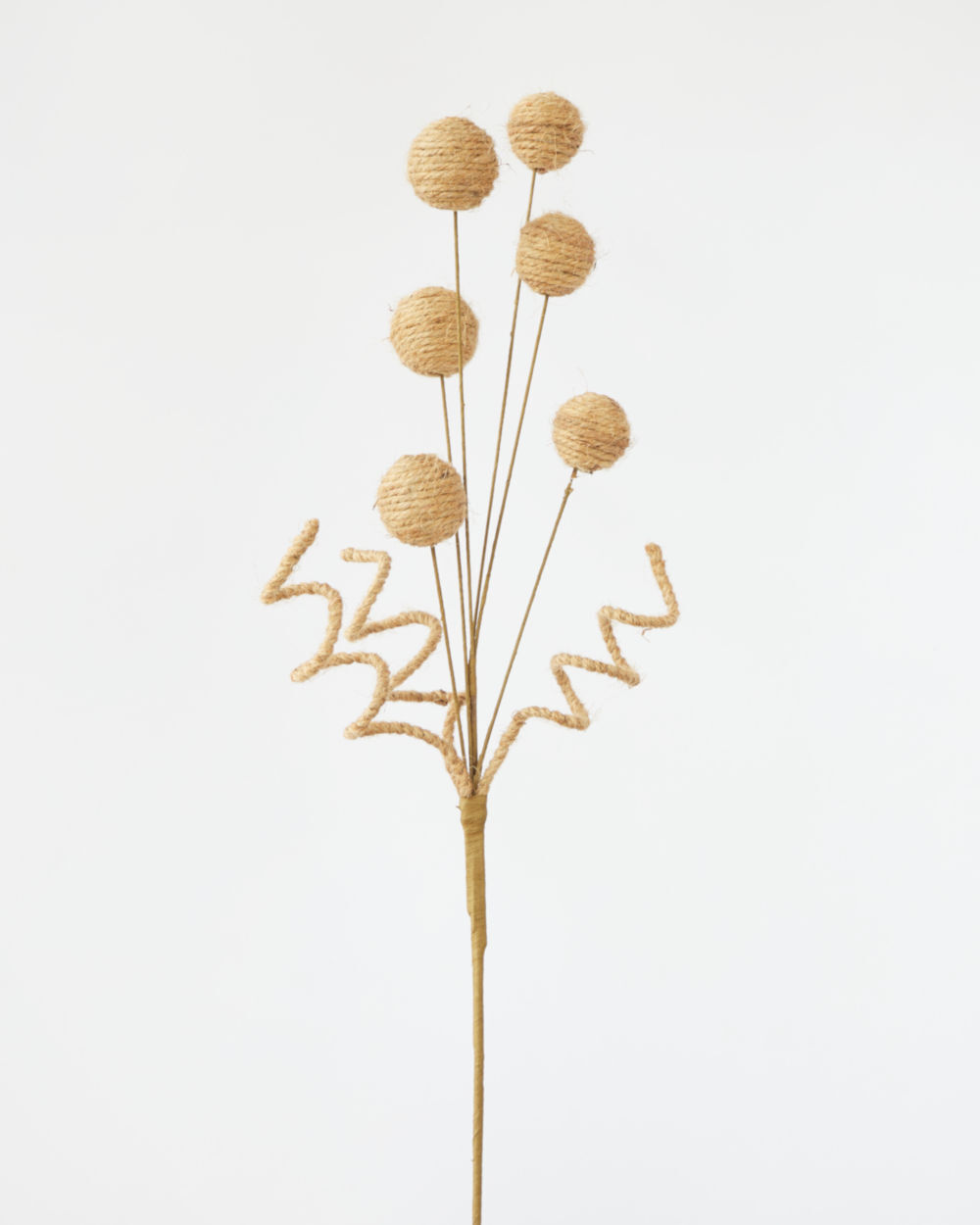 Rope Pom Pom Spray Natural 60cm | Christmas Complete