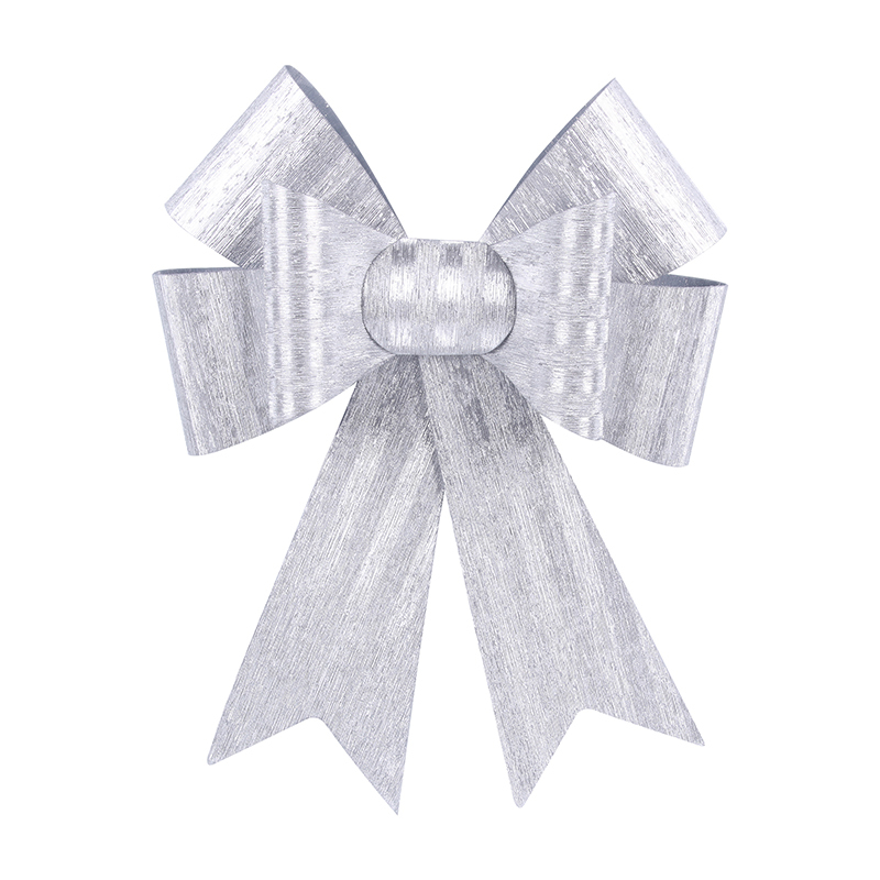 Silver Bow 28cm | Christmas Complete
