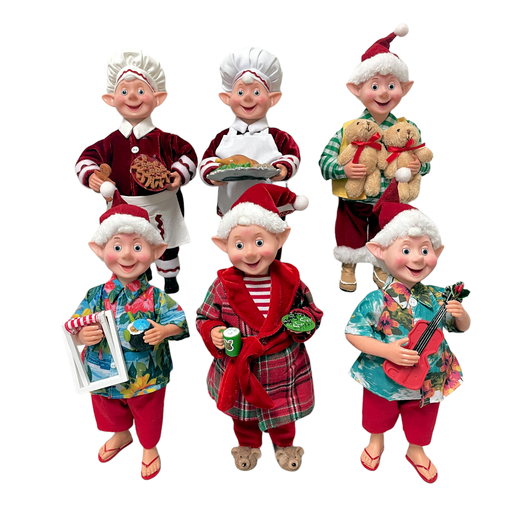 Standing Elf Bedtime 30cm | Christmas Complete