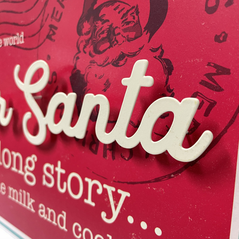 Dear Santa Wall Decor Sign 30cm | We'll make your Christmas Complete