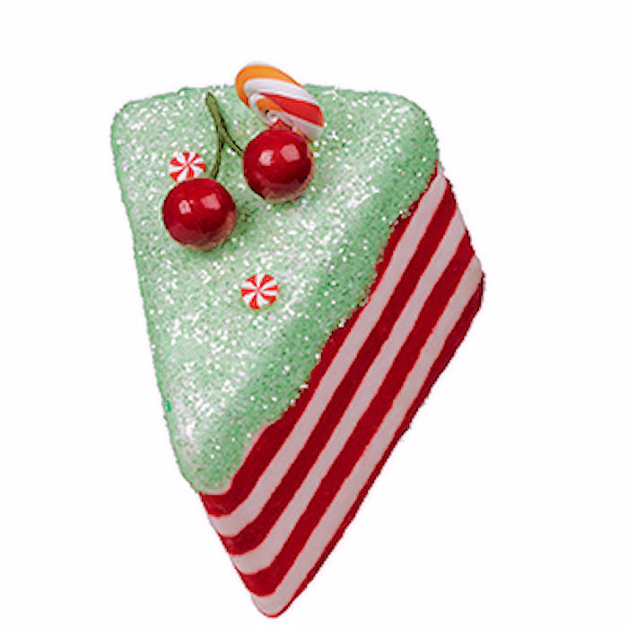 Candy Mint Cake Slice 12cm | Christmas Complete