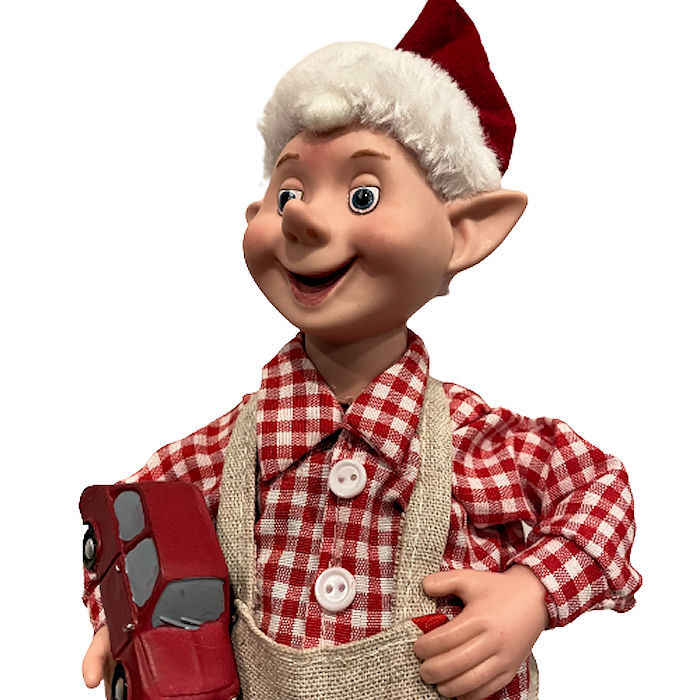 Standing Elf Workshop Car 30cm | Christmas Complete