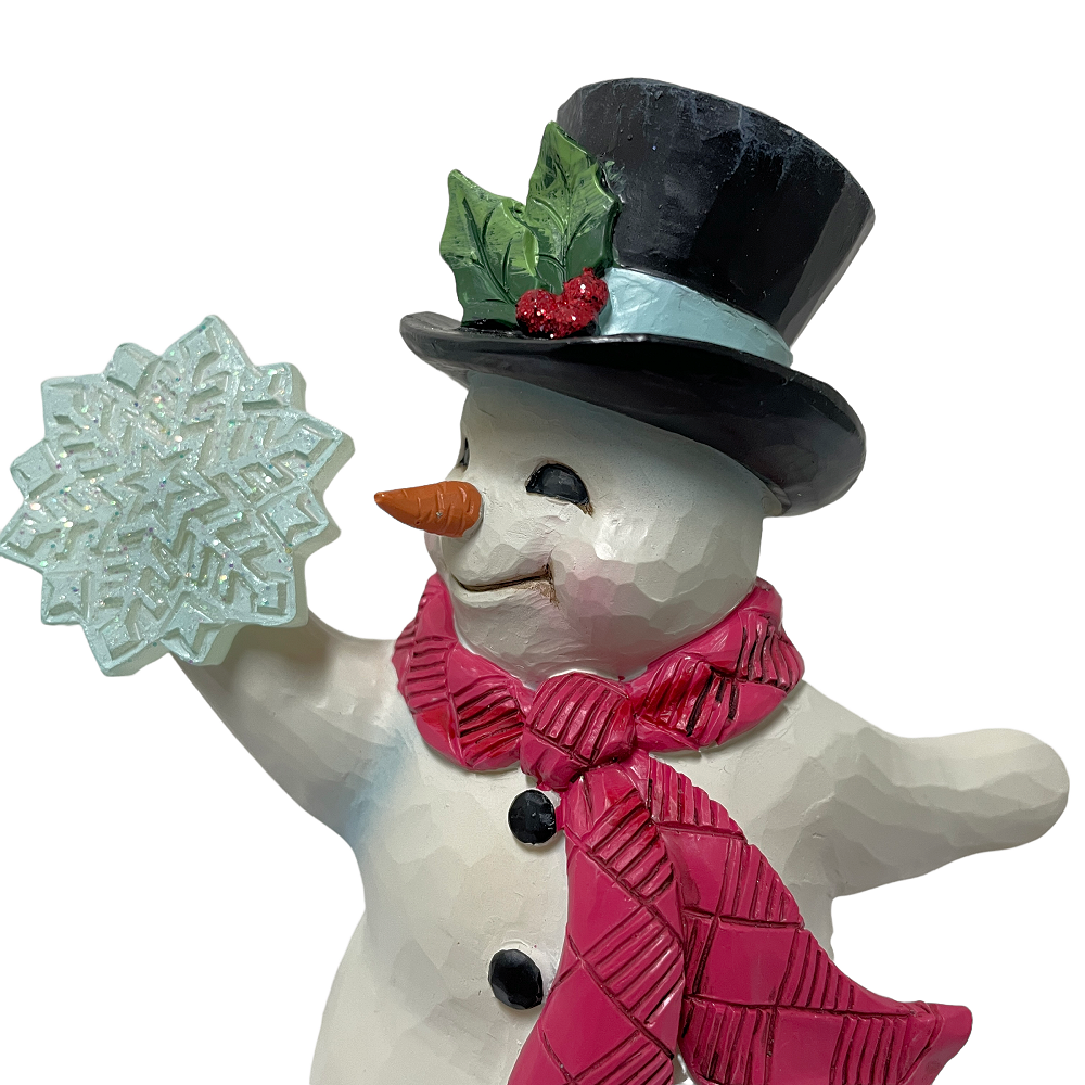Snowman with Snowflake 14cm | We'll Make Your Christmas Complete