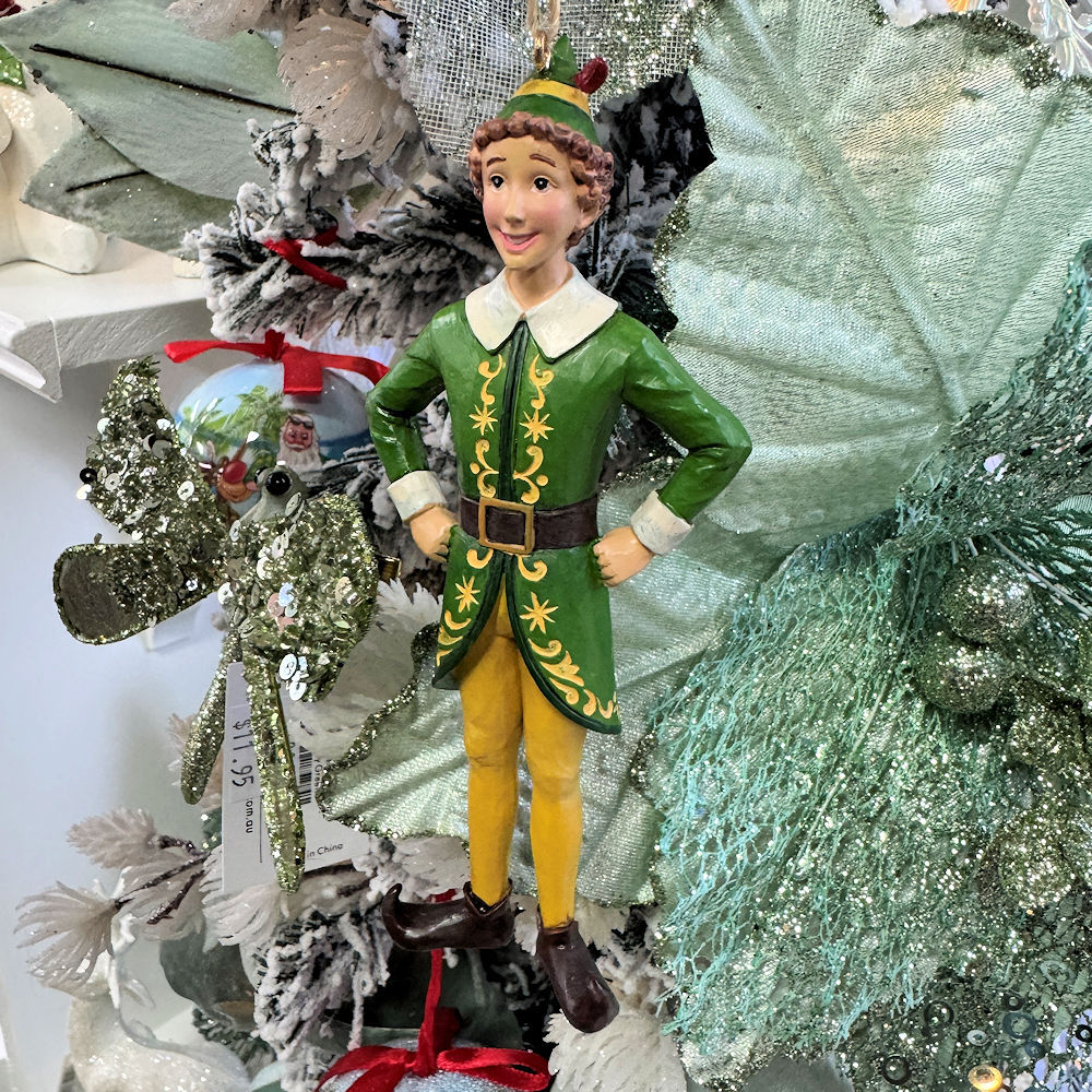 Elf by Jim Shore Classic Buddy Elf Hanging 12cm | Christmas Complete