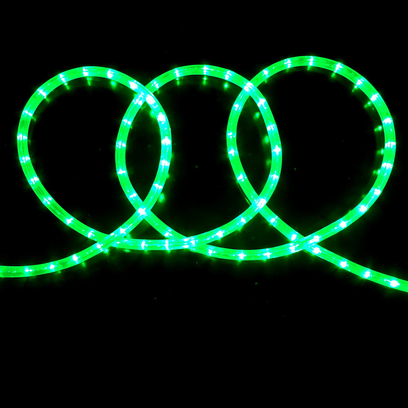 Buy New LED Rope Light 12 Volt GREEN 15 metres online from Christmas ...