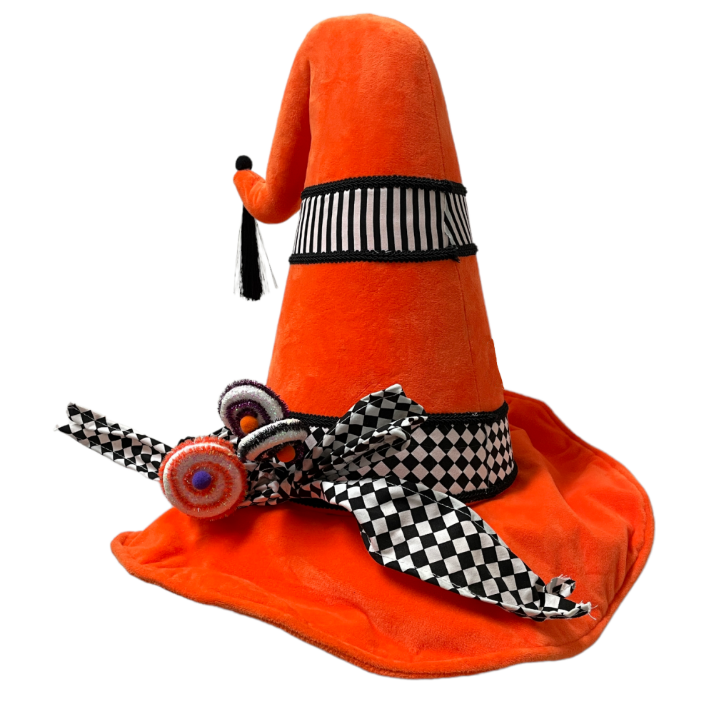Halloween Orange Witches Hat 48cm | We'll make your Christmas Complete