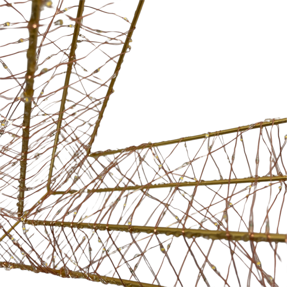 3D Star Metal Frame 1700L 75cm | We'll make your Christmas Complete