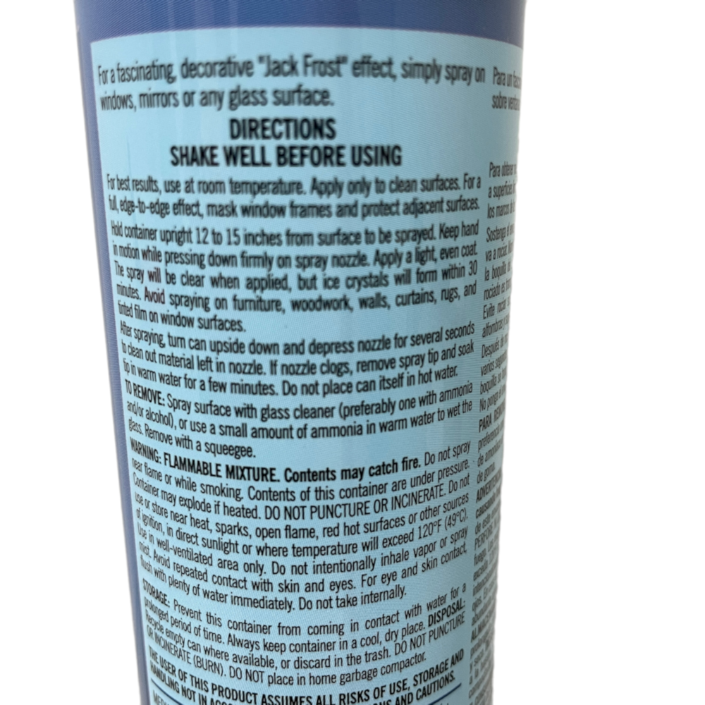 Santa Ice Crystals spray for glass 5oz | We'll make your Christmas Complete