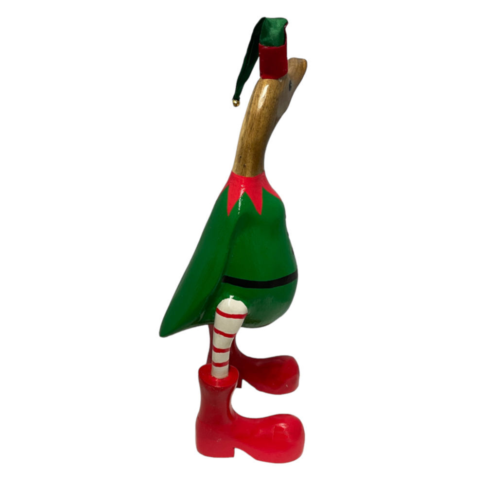 Elf Duck Red & Green 25cm | Christmas Complete