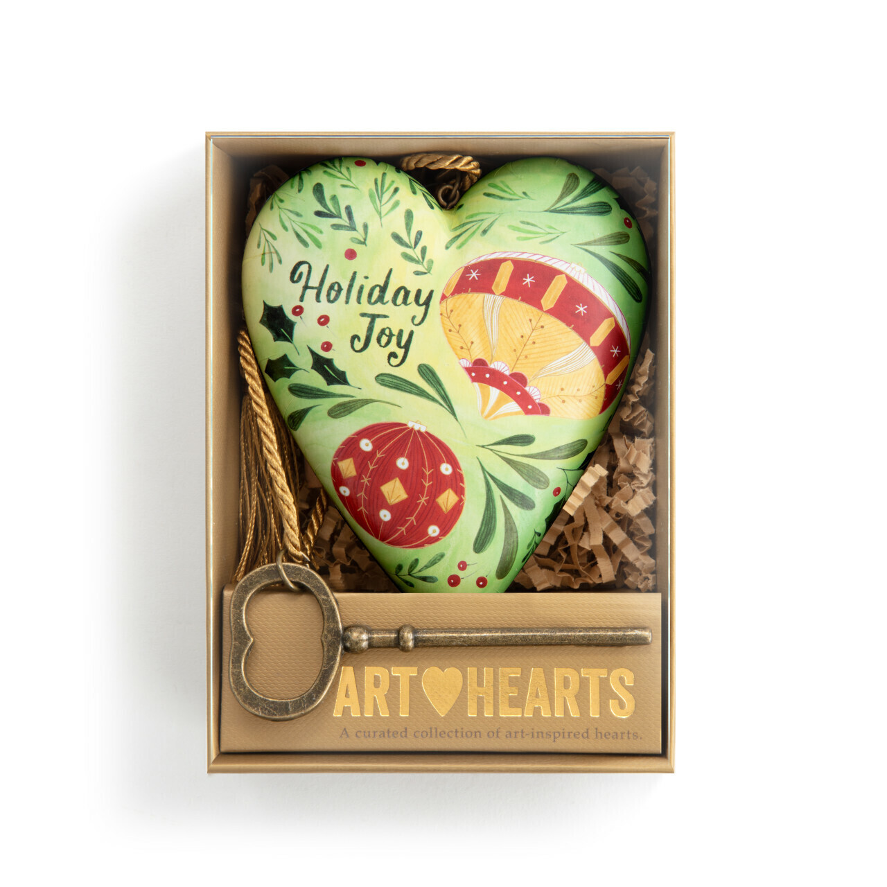 Holiday Joy Art Heart | Christmas Complete