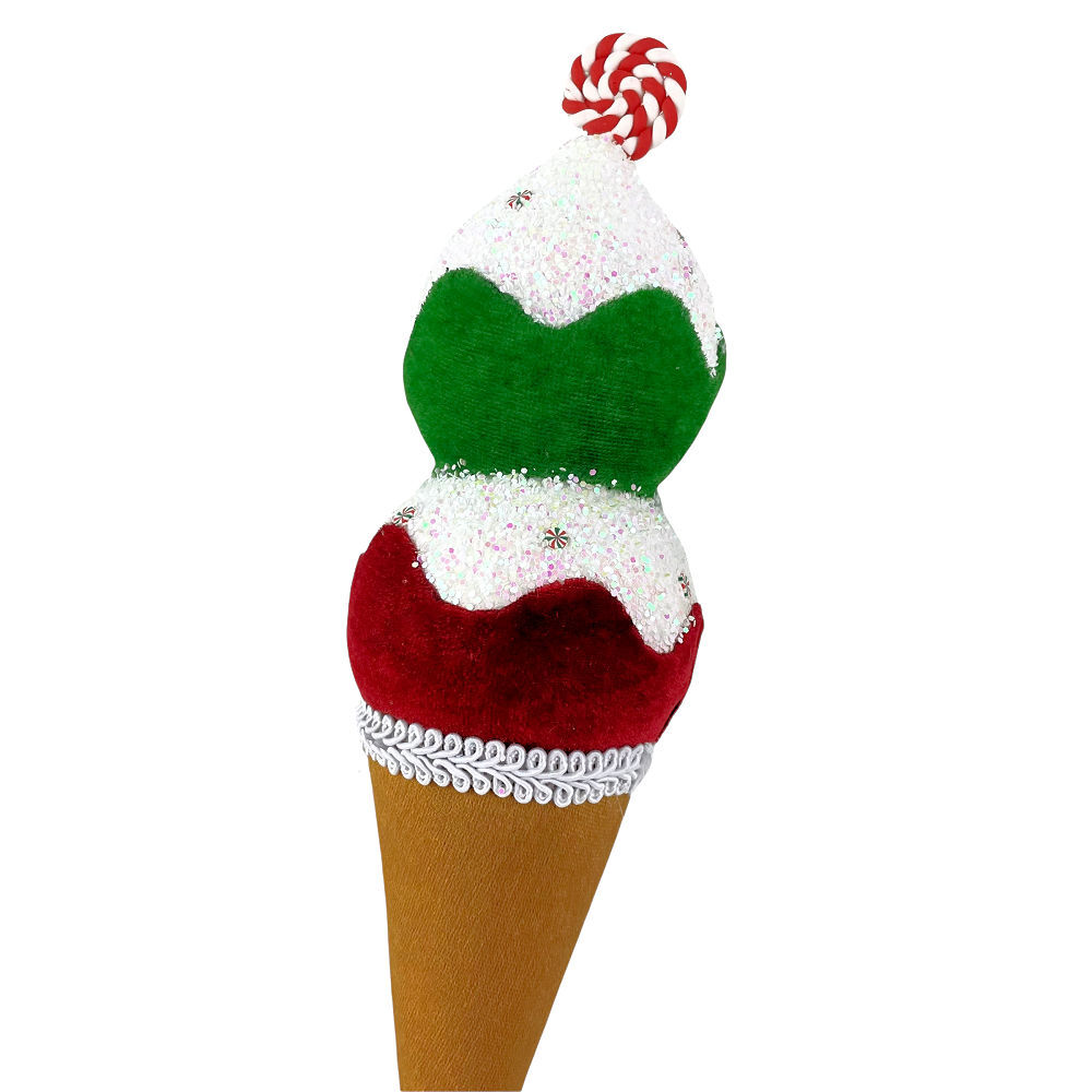 Gingerbread Ice Cream Cone 24cm | Christmas Complete