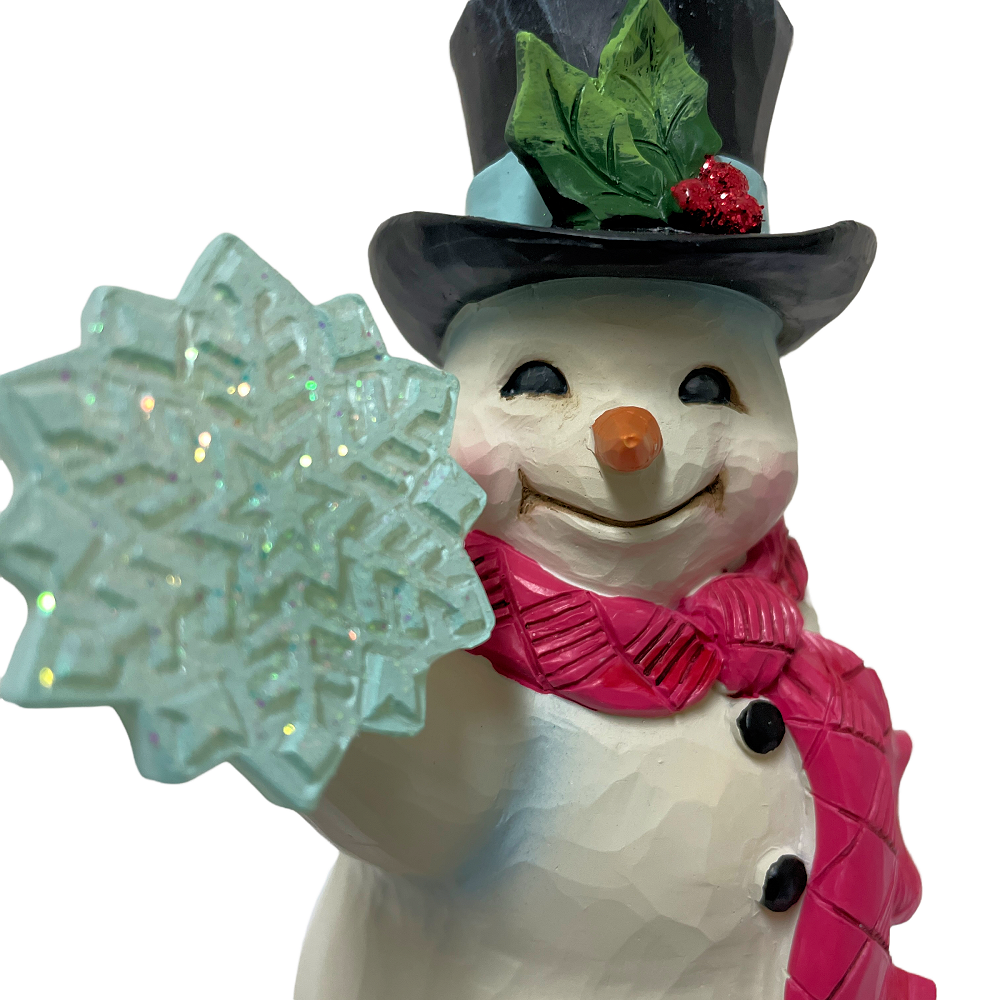 Snowman with Snowflake 14cm | We'll Make Your Christmas Complete