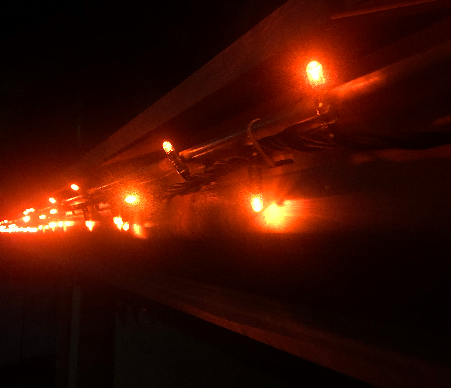 Outdoor LED String Lights 10m Connectable - ORANGE