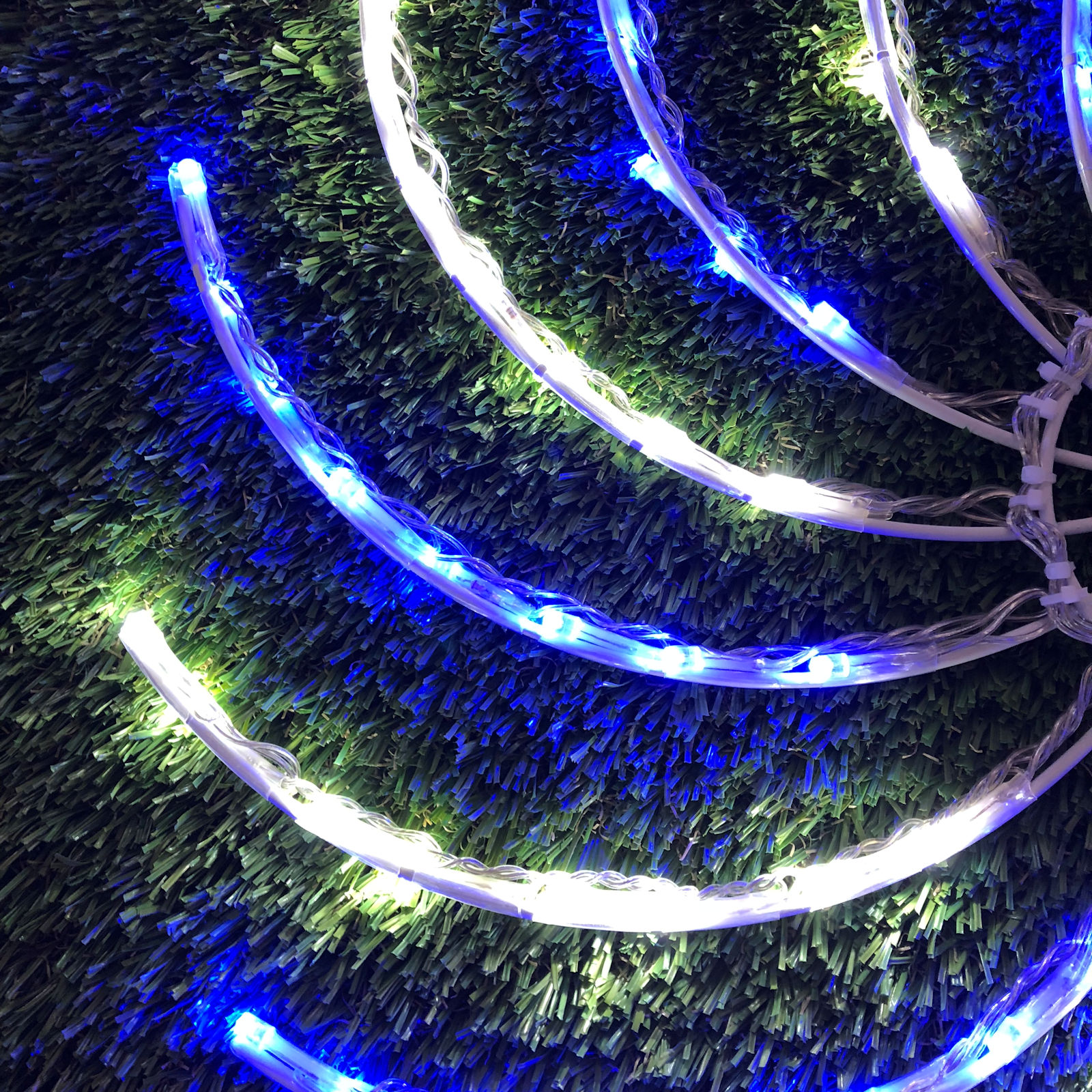 Buy New LED Spinner Light Blue & White 50cm | Christmas Complete