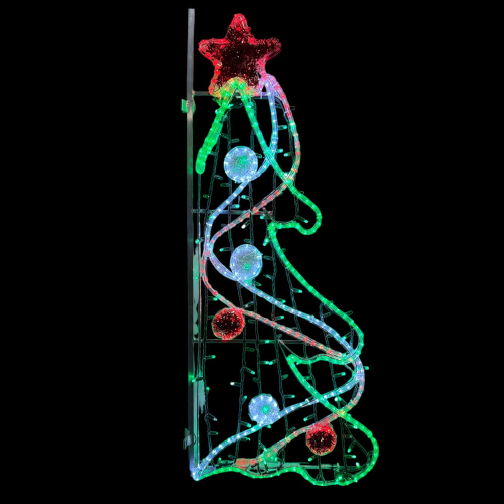 Christmas Tree Lamp Pole Rope Light Motif | Christmas Complete