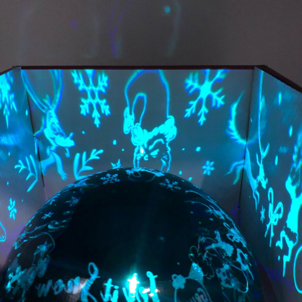 Grinch Lightshow Tabletop Projection 13cm | Christmas Complete