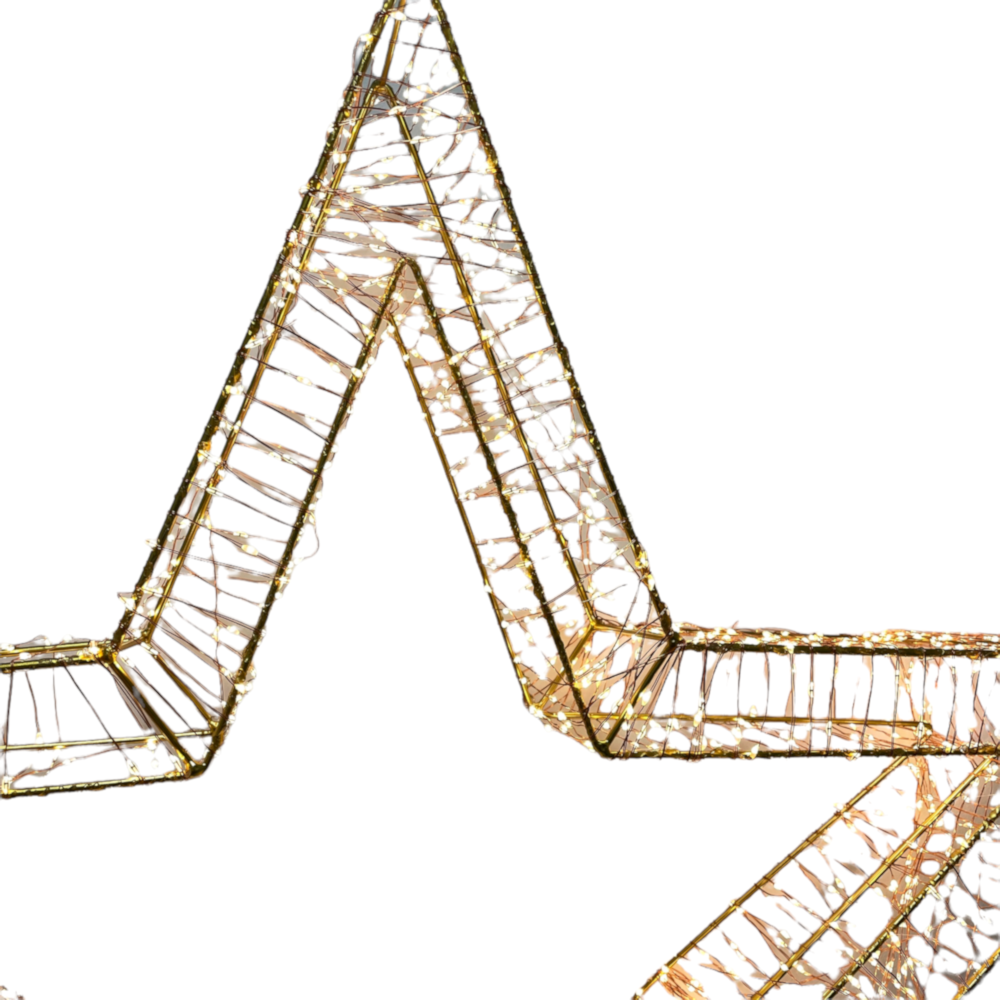 3D Star Metal Frame 1700L 75cm | We'll make your Christmas Complete