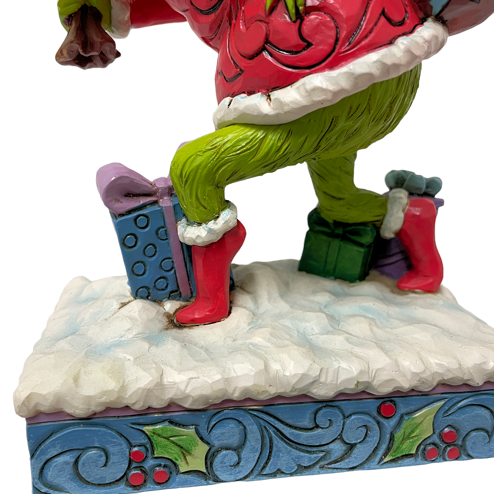 Grinch Tip Toeing 19.5cm - Grinch by Jim Shore | Christmas Complete