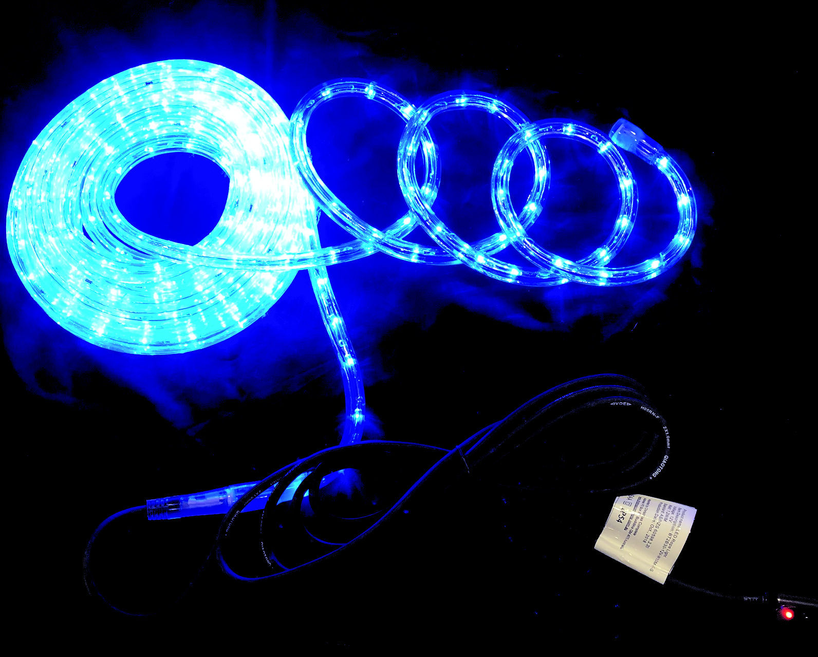 Buy Now LED Rope Light 12 Volt BLUE 10 metres online from Christmas ...