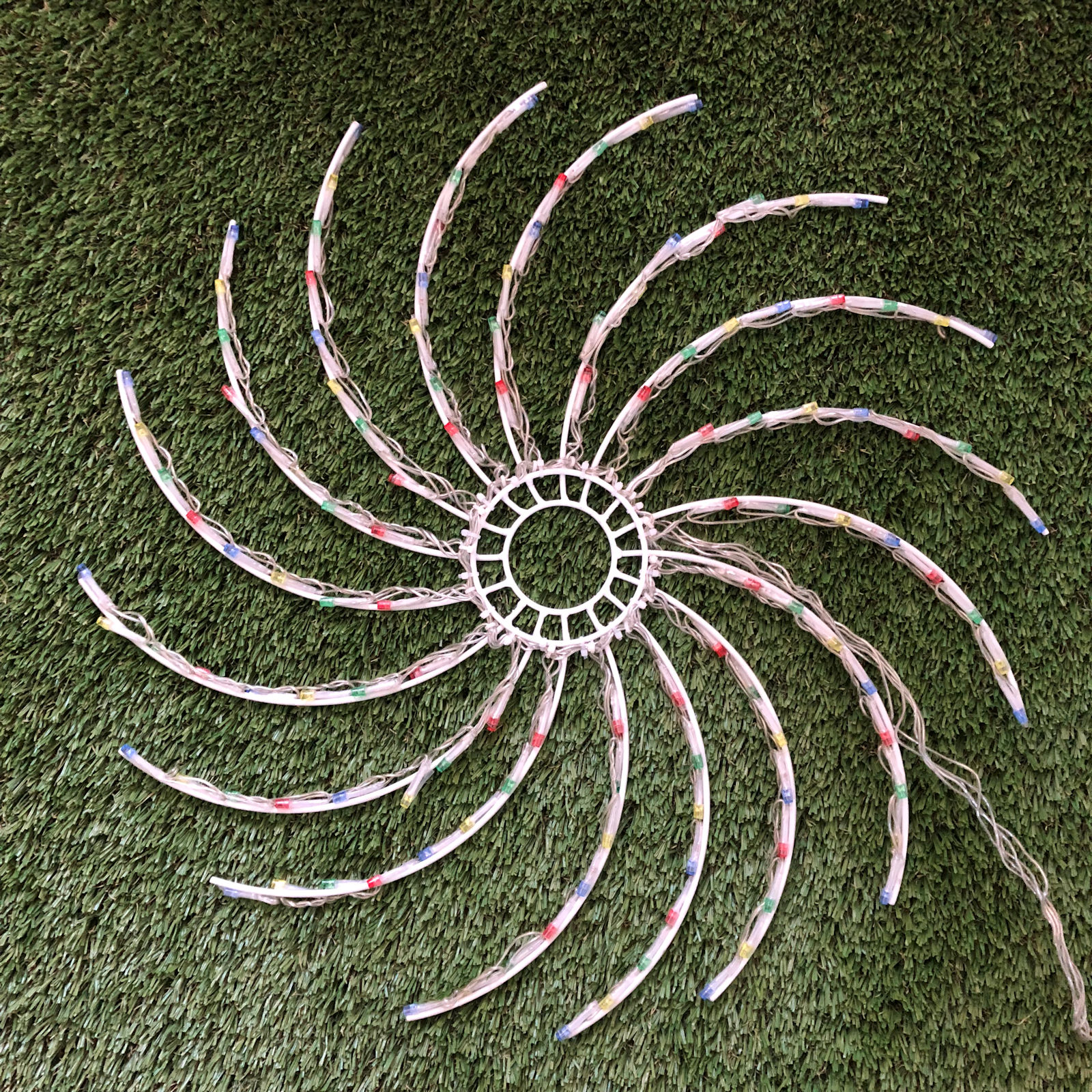 Buy New LED Spinner Rainbow Multicolour 50cm SET of 3 | Christmas Complete