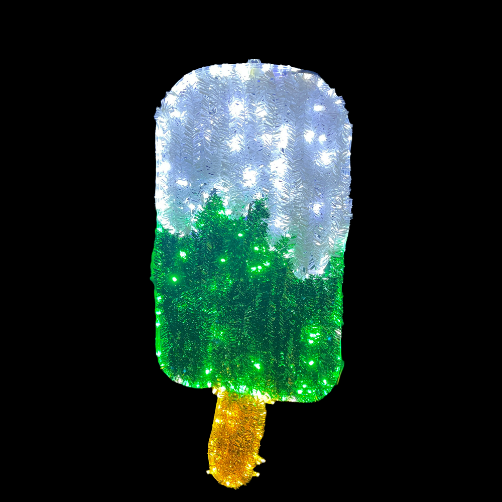 Candy Green Ice Cream Stick 105cm | Christmas Complete