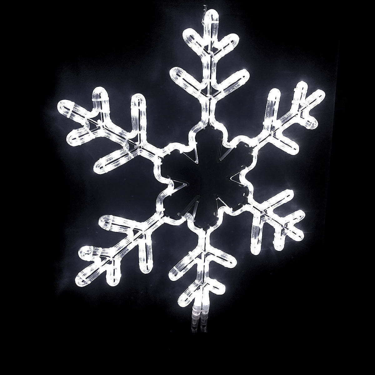 Snowflake Flashing 70cm Rope Light Motif | Christmas Complete