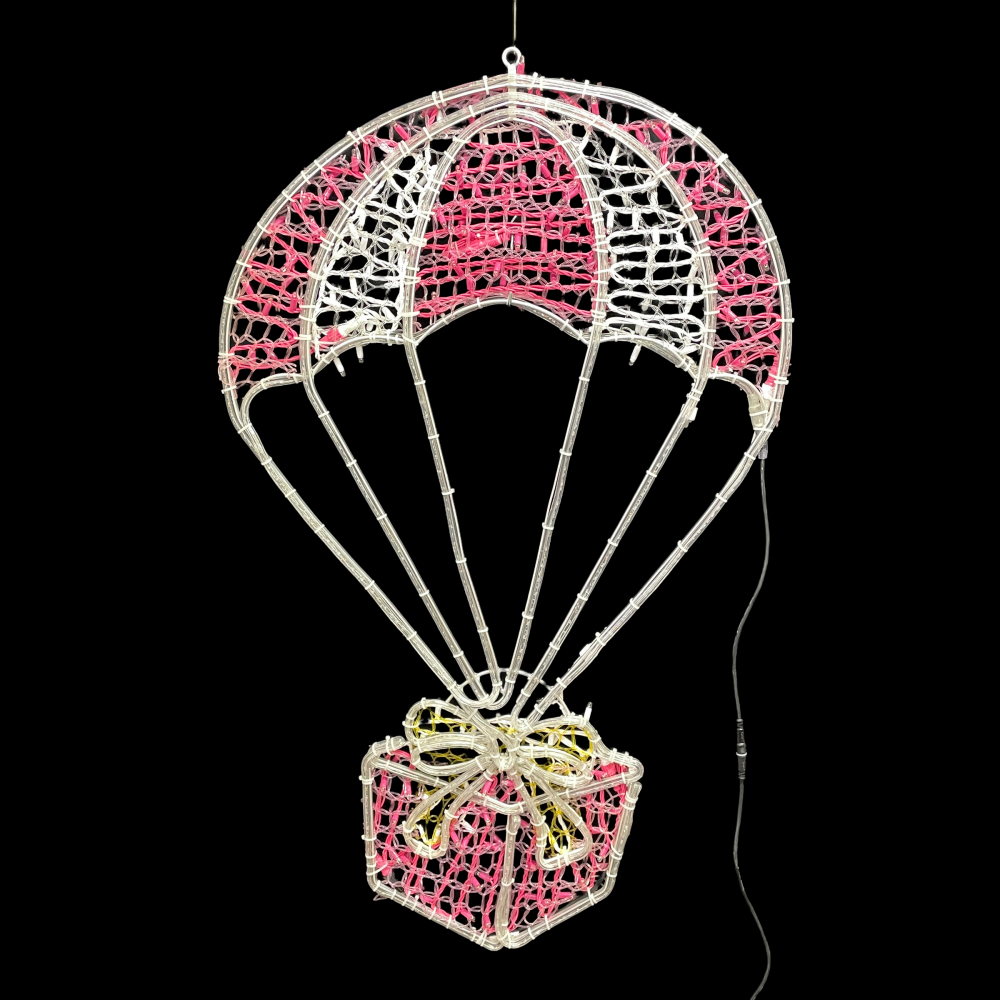Buy new LED Christmas Parachuting Gift Pink 140cm | Christmas Complete