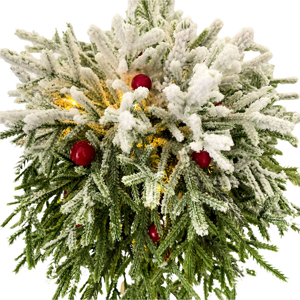 LED Red Berry Topiary Tree 60cm | Christmas Complete